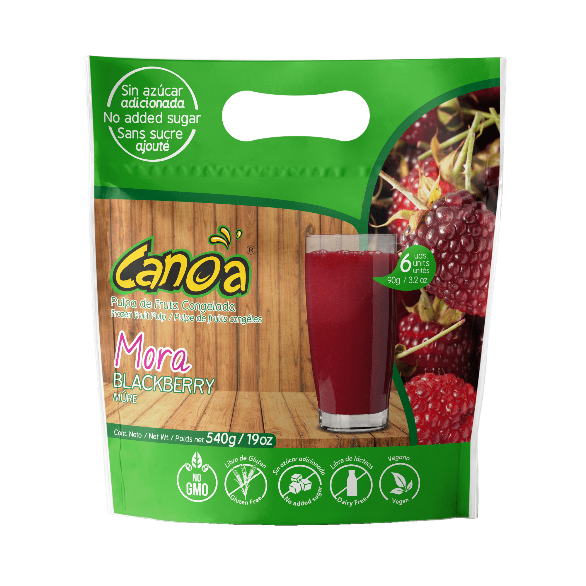 POSTRE DE MORA – CI Agrofrut SAS – Pulpas Canoa